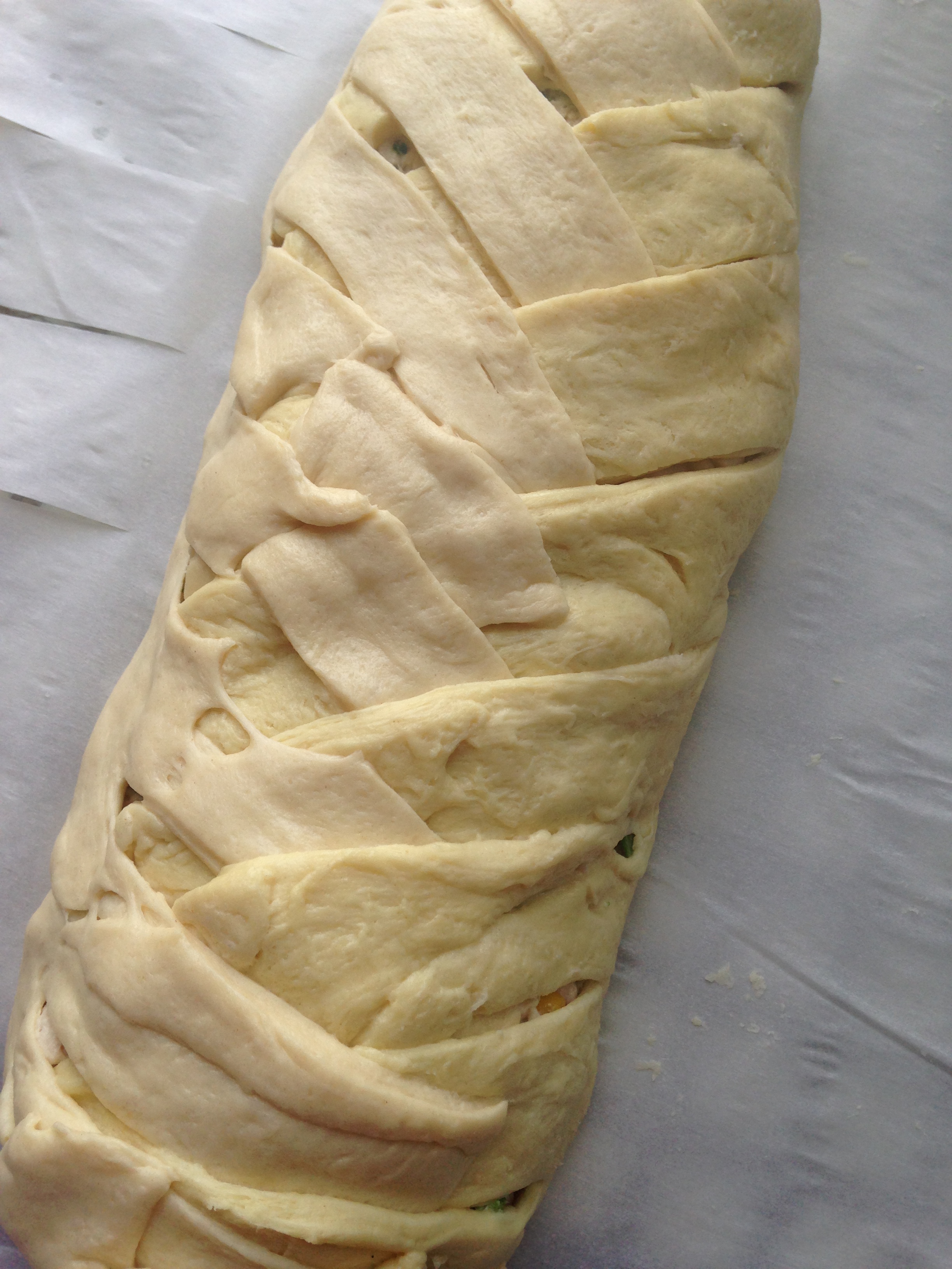 Braided Chicken Bread – Homemade Delish