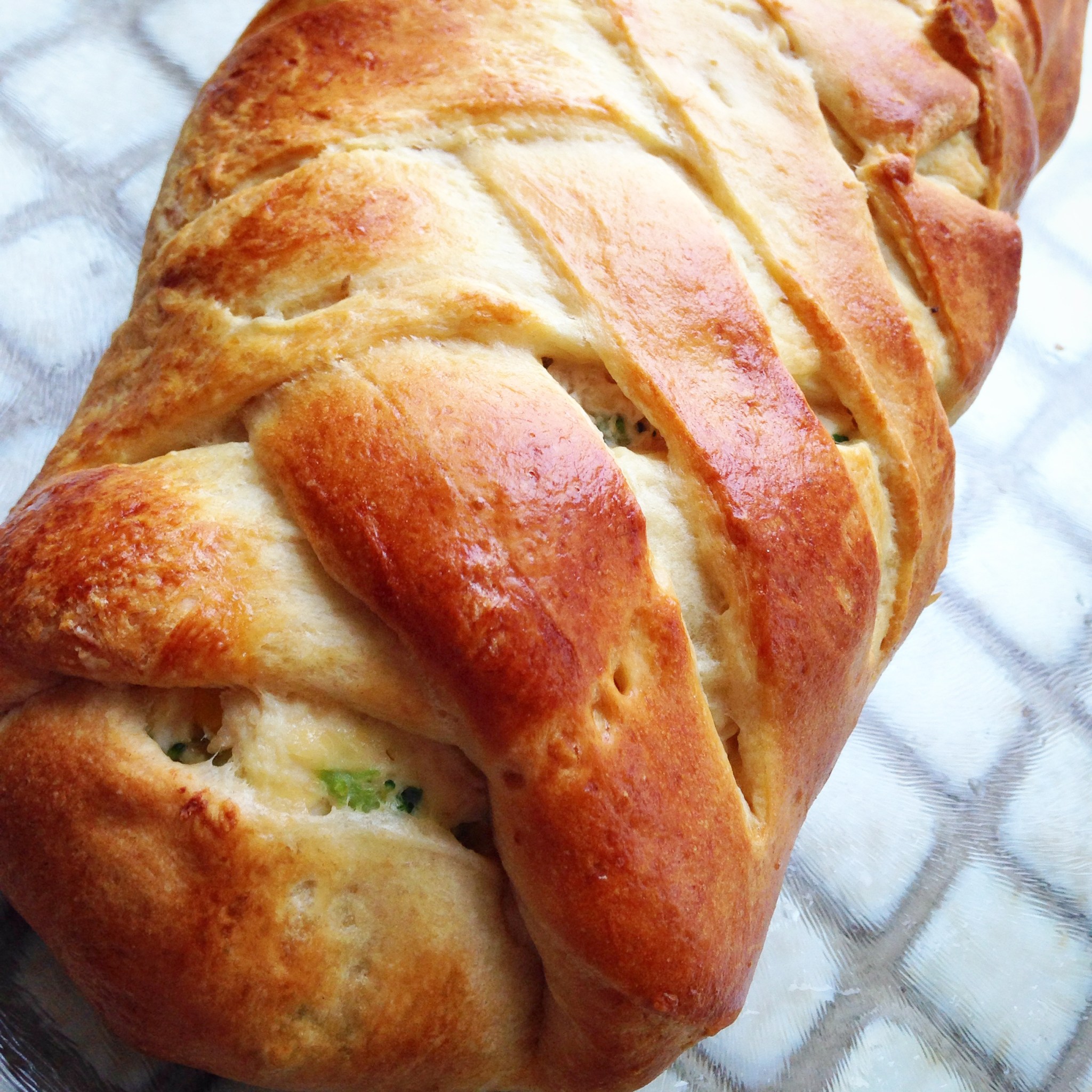 Braided Chicken Bread – Homemade Delish