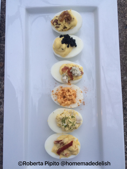 Fancy Deviled Egg Flight – Homemade Delish